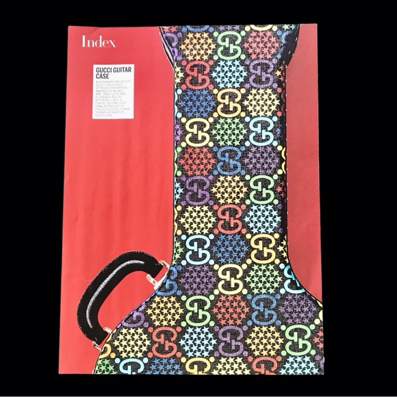Gucci | Art | Gucci Guitar Case Cut Out Print | Poshmark